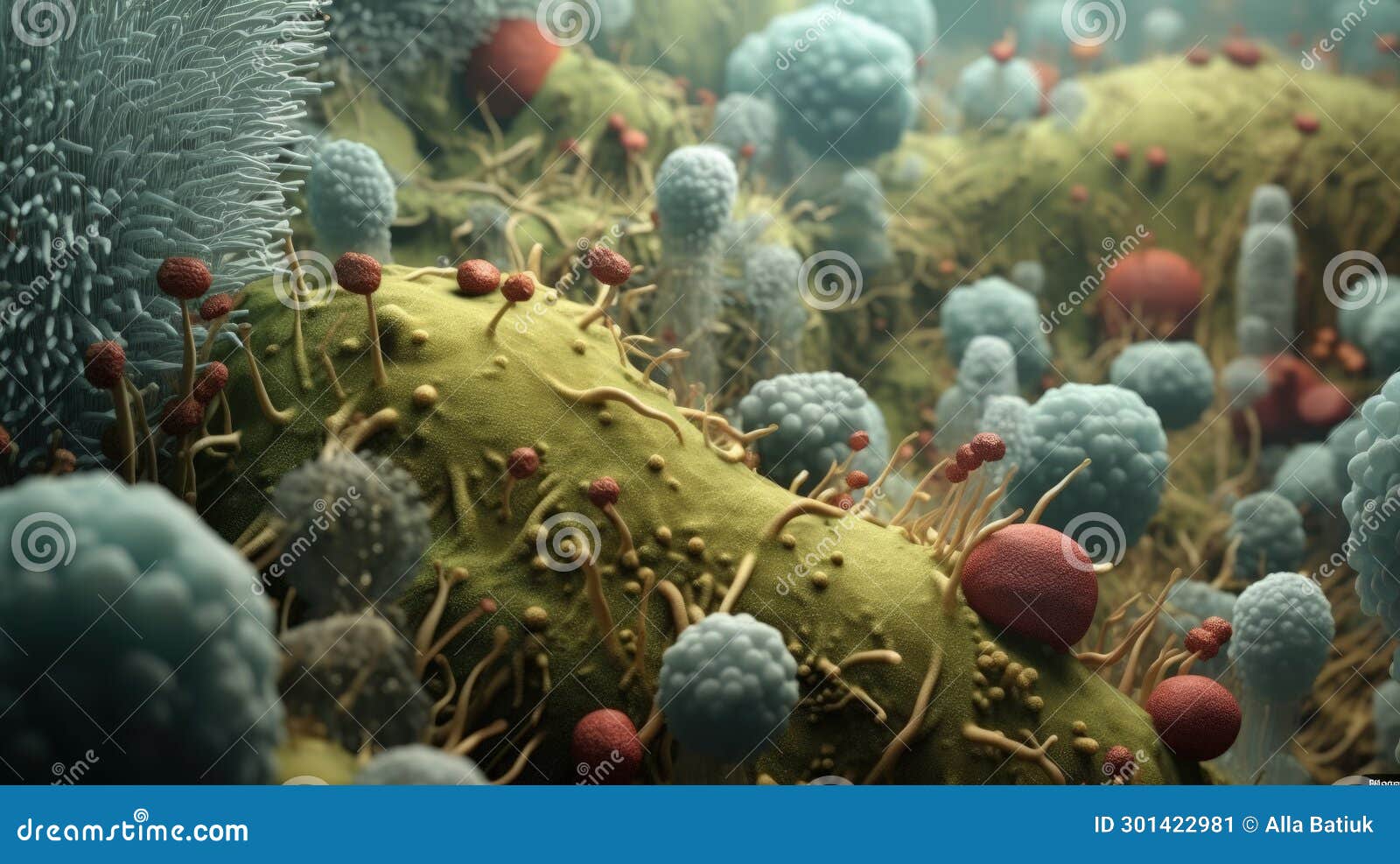 Bacteria, Microscopic Unicellular Organisms, Microorganism, Under ...