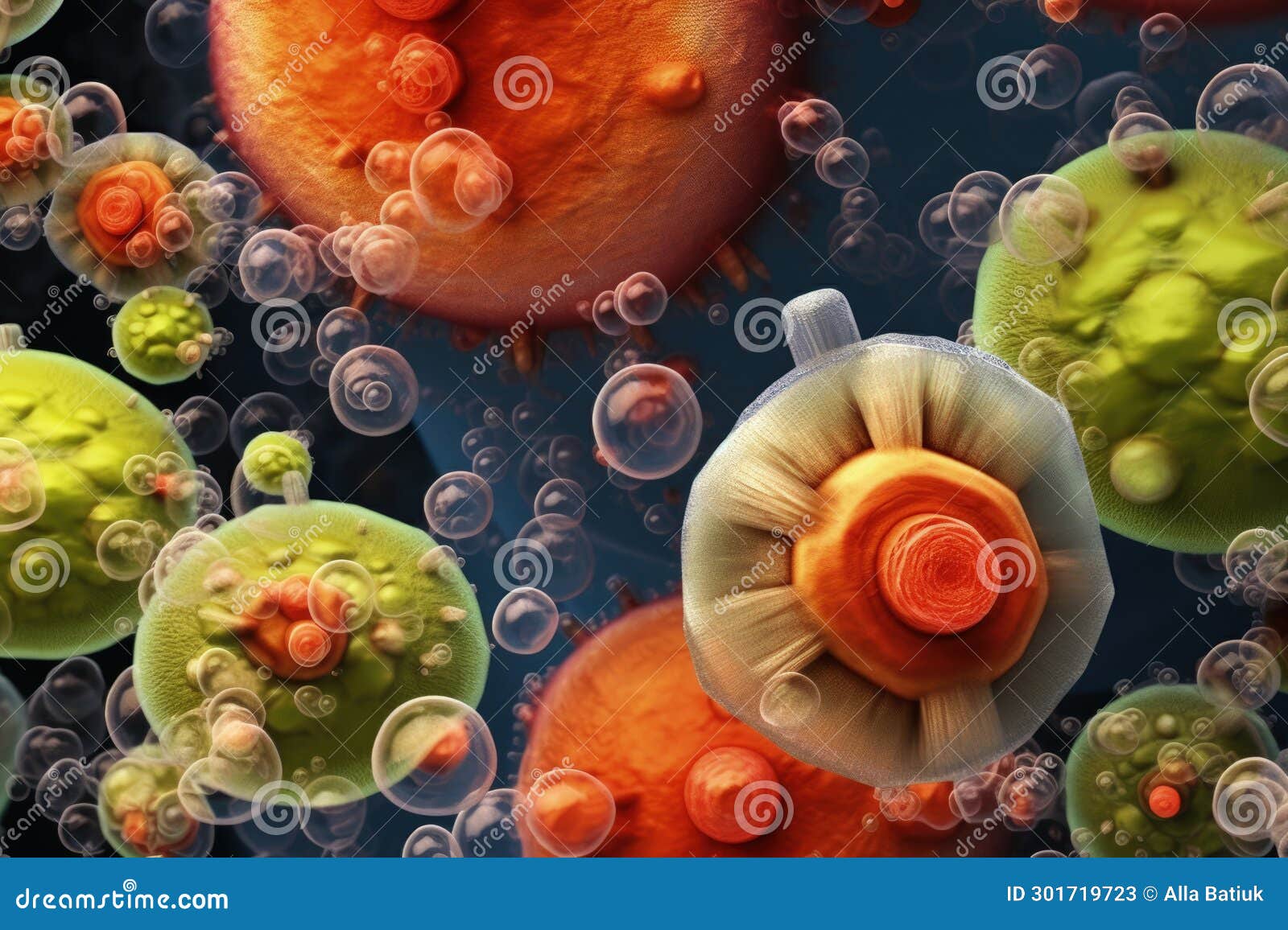 Bacteria, Microscopic Unicellular Organisms, Microorganism, Under ...