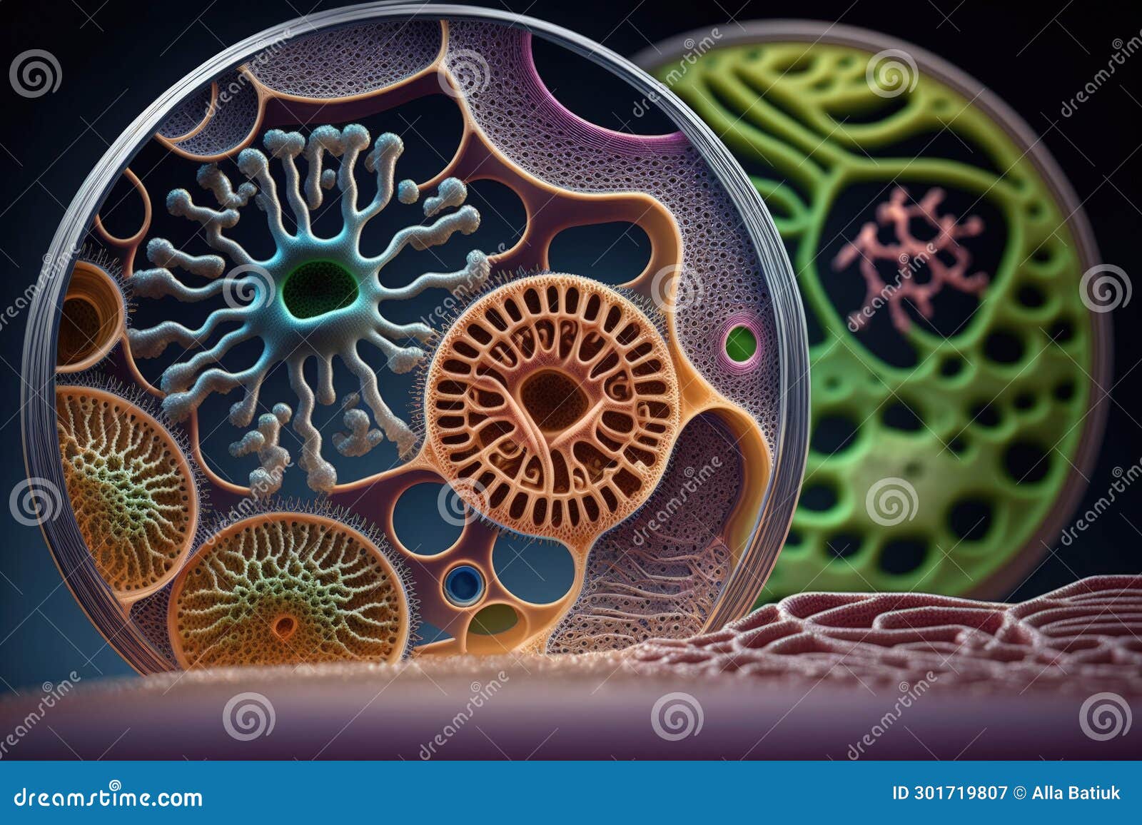 Bacteria, Microscopic Unicellular Organisms, Microorganism, Under ...