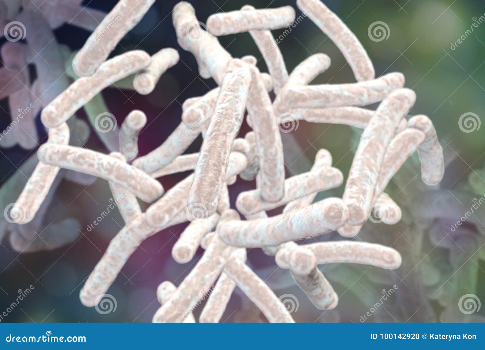 Bacteria Mycobacterium Tuberculosis Royalty-Free Cartoon ...