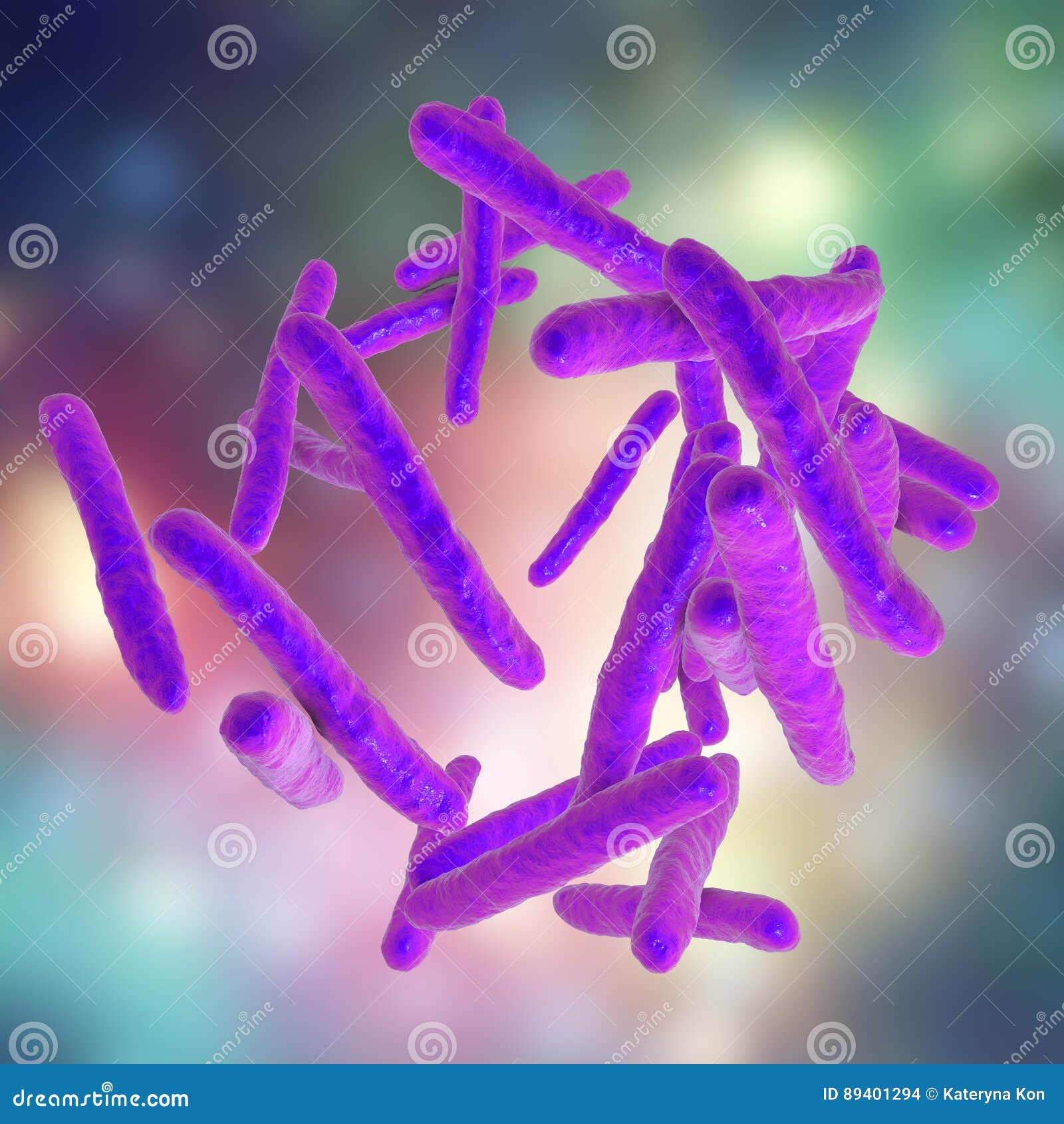 Bacteria Mycobacterium Tuberculosis Stock Illustration - Illustration ...