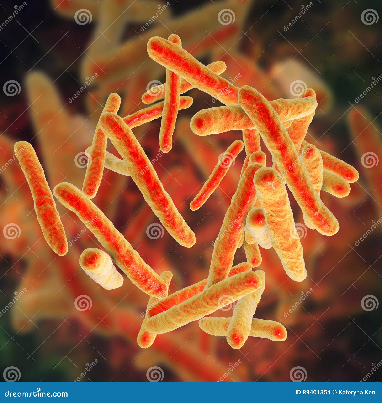 Bacteria Mycobacterium Tuberculosis Stock Illustration - Illustration ...