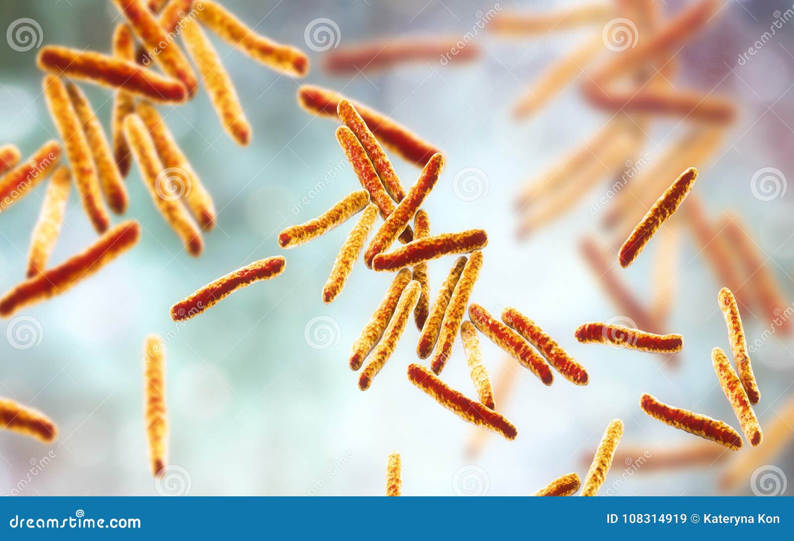 Bacteria Mycobacterium Tuberculosis Royalty-Free Cartoon ...