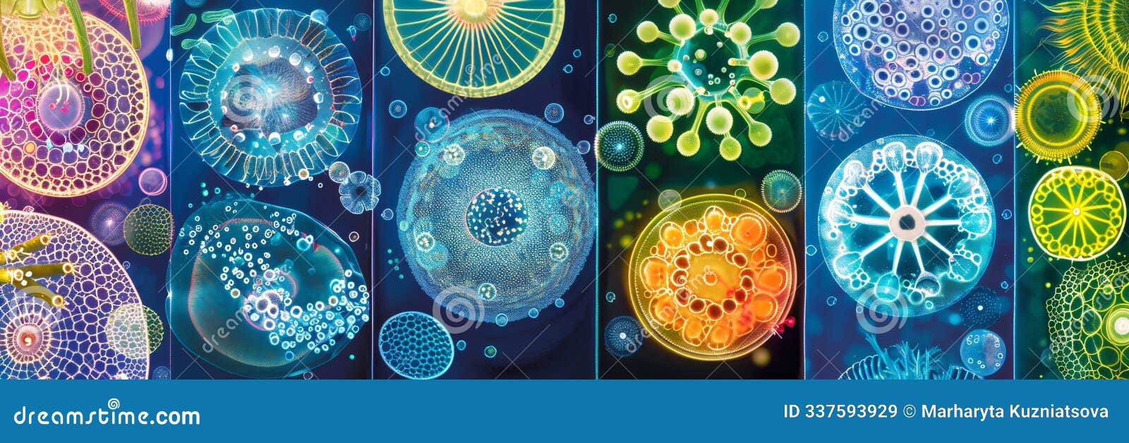 Bacterii Sau Protozoare Observate La Microscop. Organism Microscopic ...