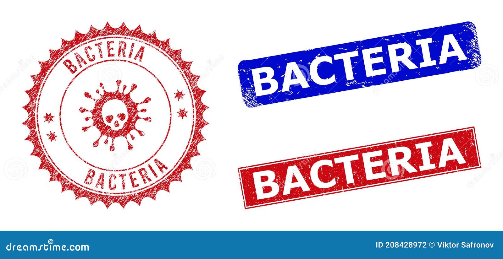 Bacteria Round Symbol Made With Different Bacterias Icons Vector ...