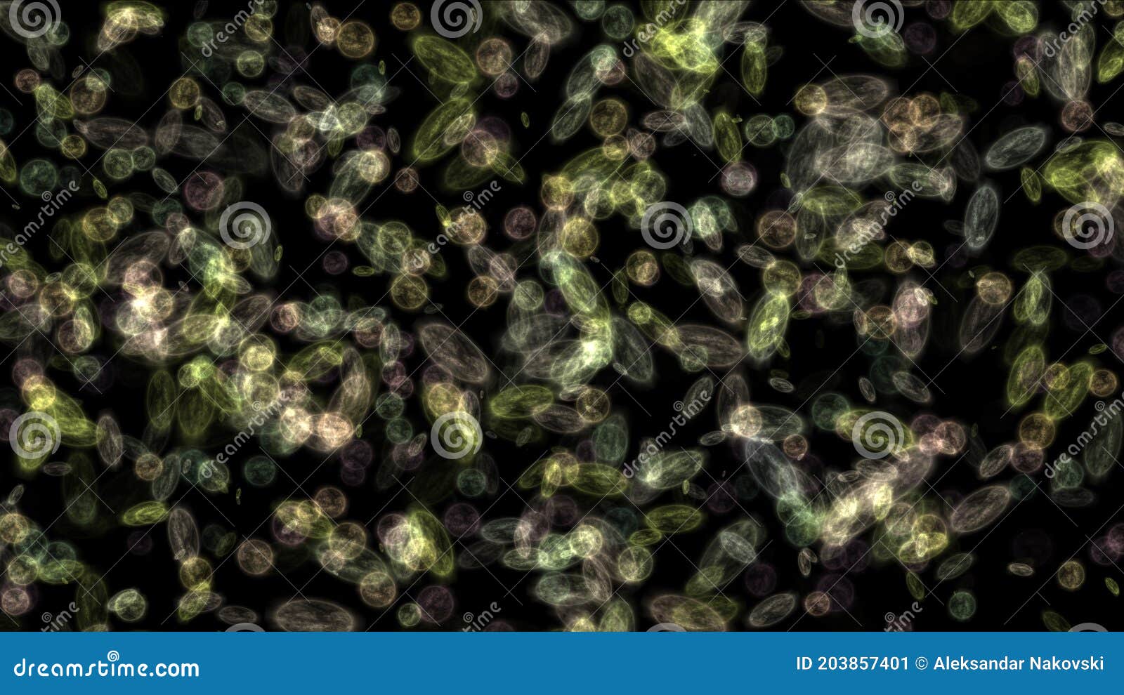Bacteria Seen through a Microscope Stock Illustration - Illustration of ...