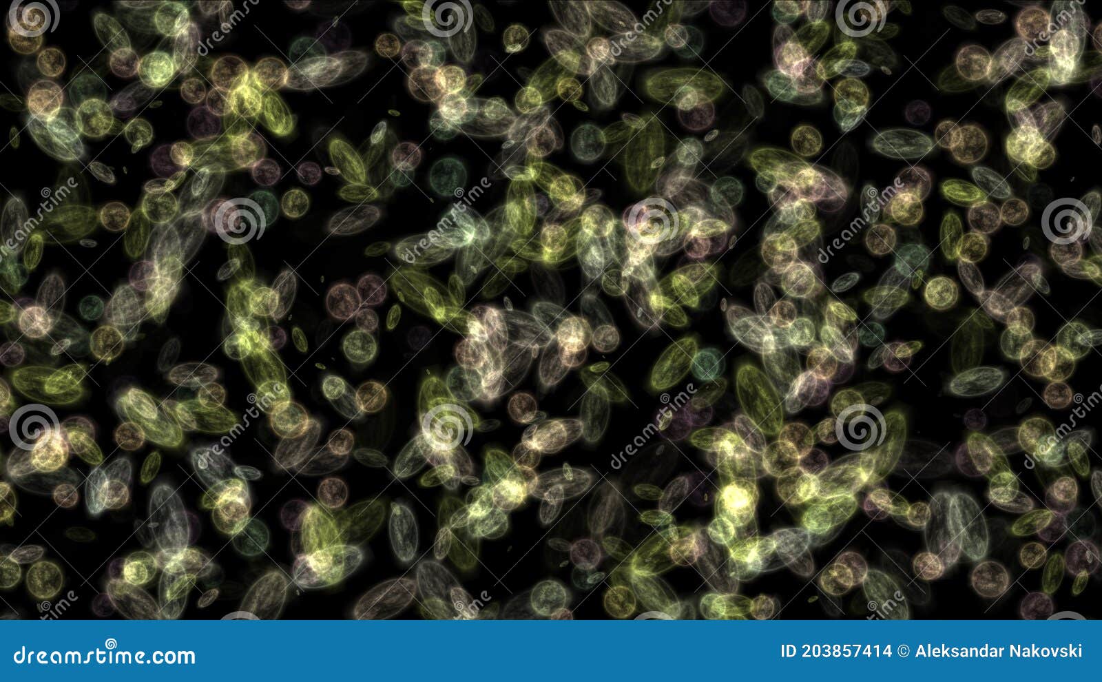 Bacteria Seen through a Microscope Stock Illustration - Illustration of ...