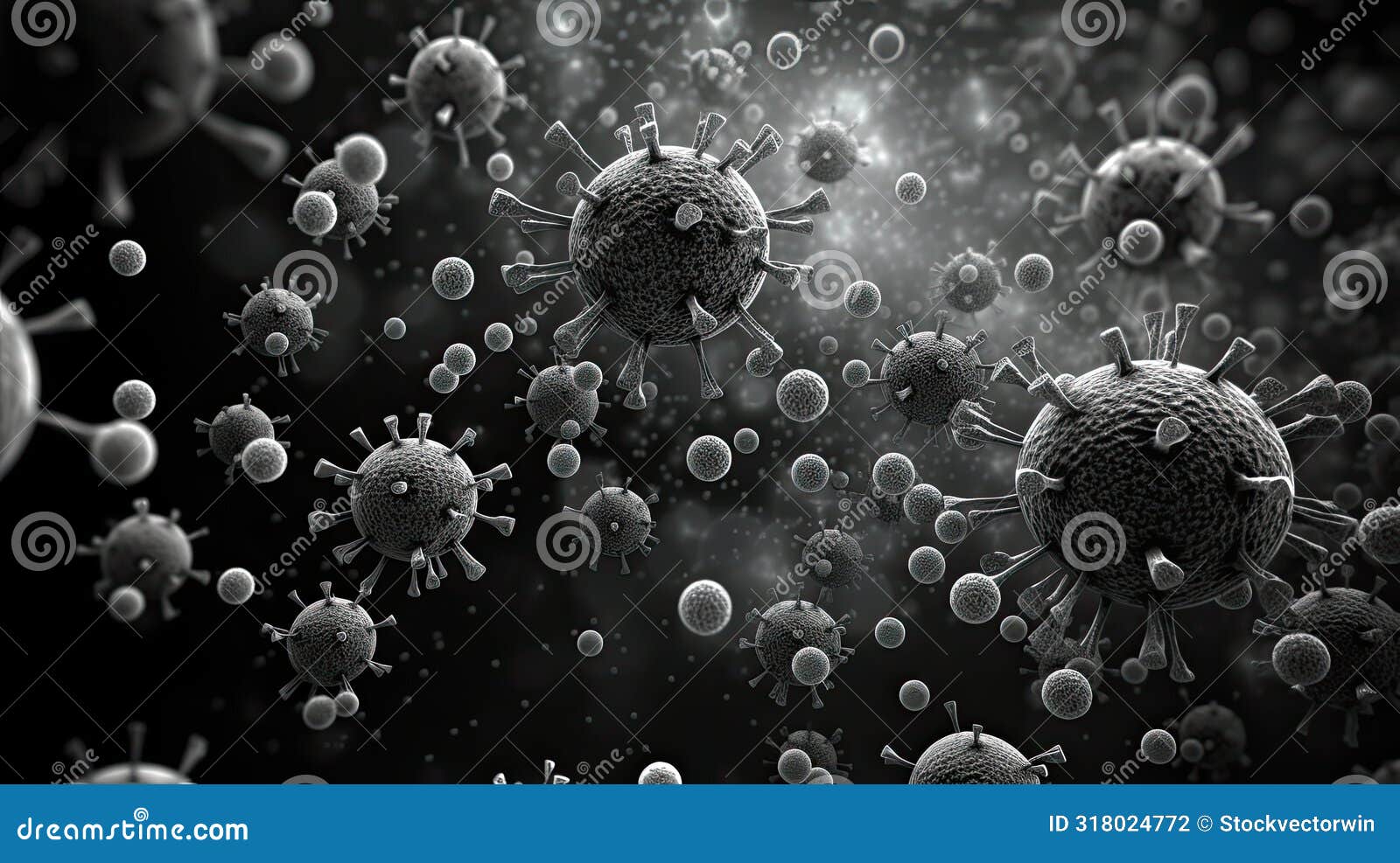 Bacteria Silver Nanoparticles Stock Illustration - Illustration of ...