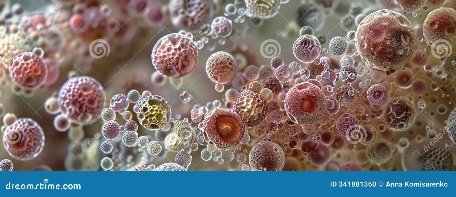 Bacteria in the Skin Under a Microscope Stock Photo - Image of cancer ...