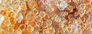 Bacteria in the Skin Under a Microscope Stock Photo - Image of science ...