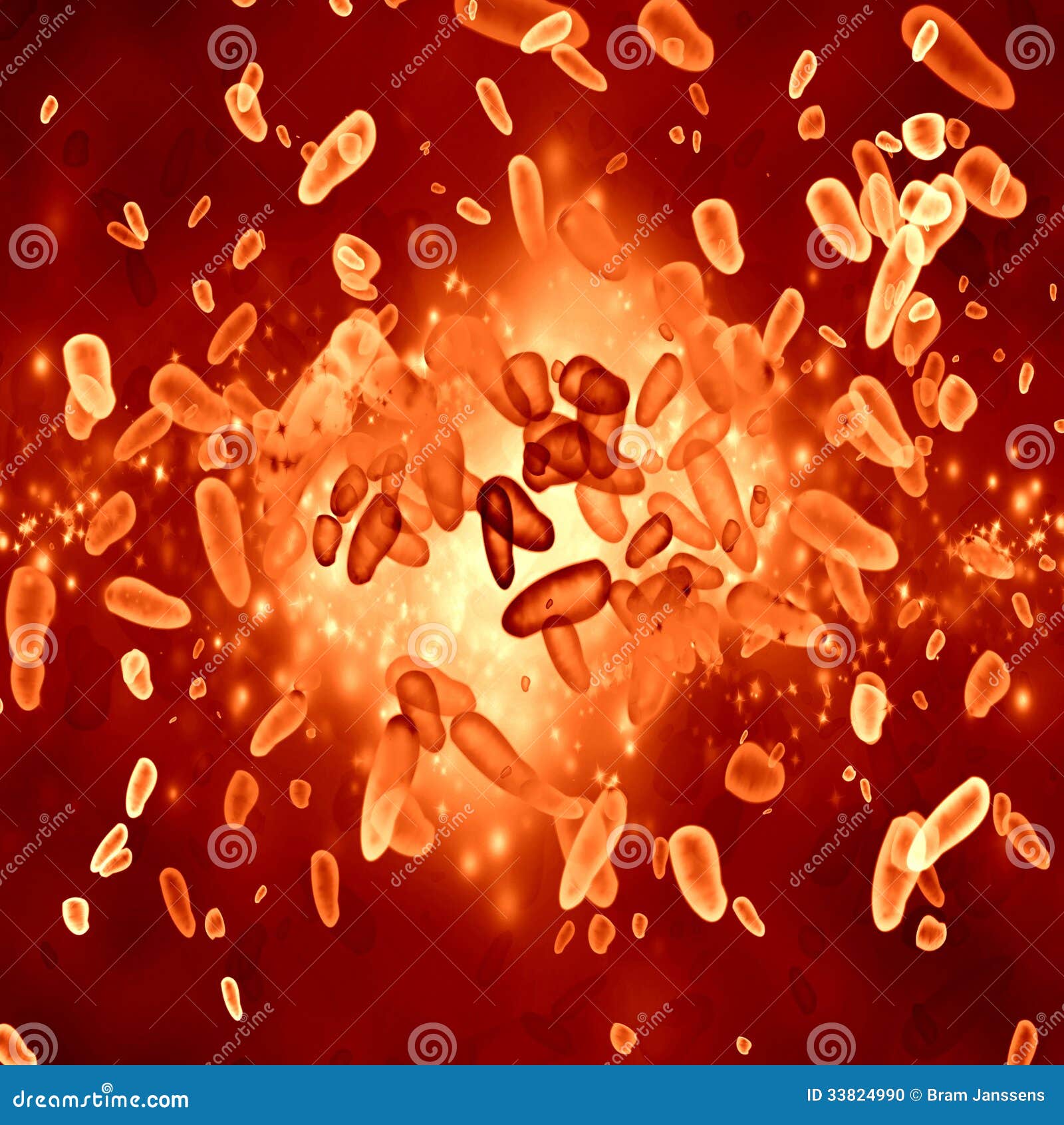 Skull With Bacteria Colored Icon. Bones Of The Head, Cranial Bacterial ...