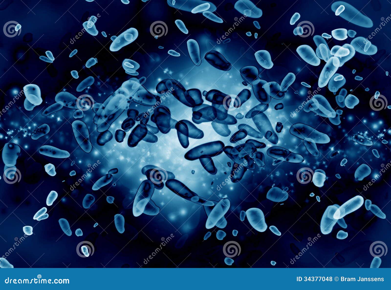 Bacteria stock illustration. Illustration of life, close - 34377048