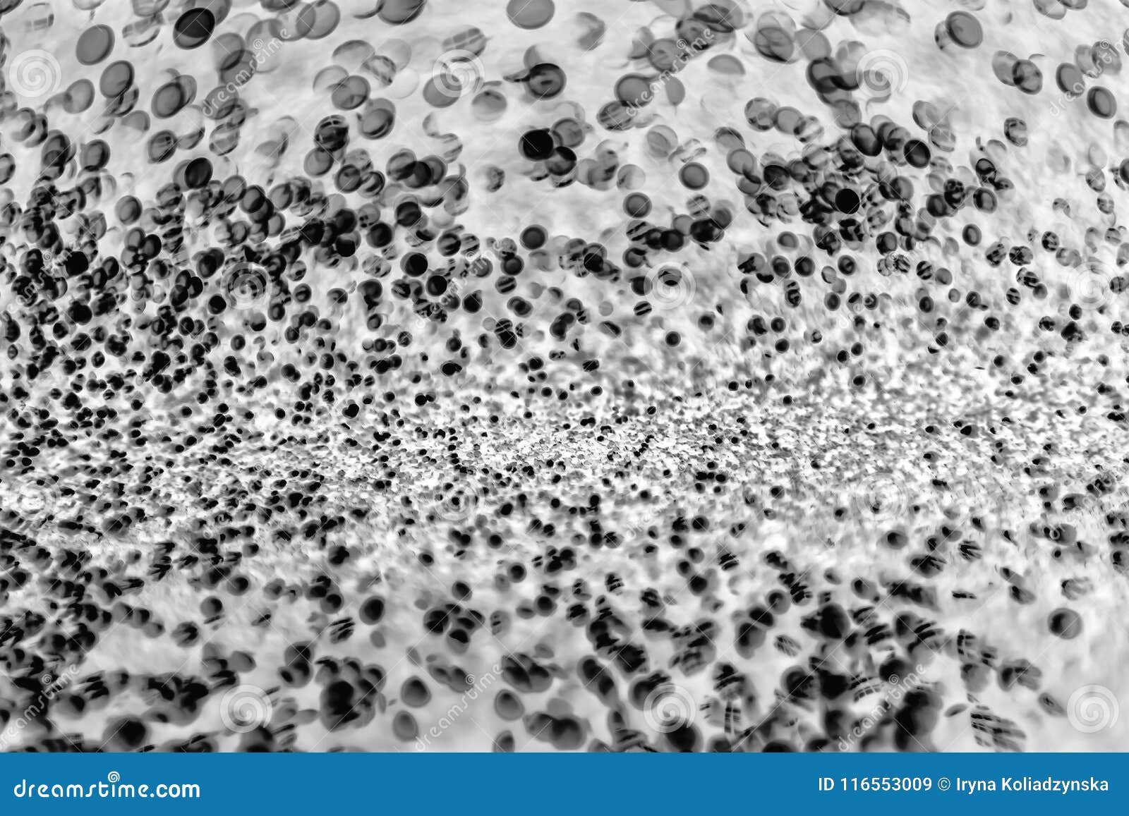 Bacteria Under The Microscope Background Stock Photo | CartoonDealer ...