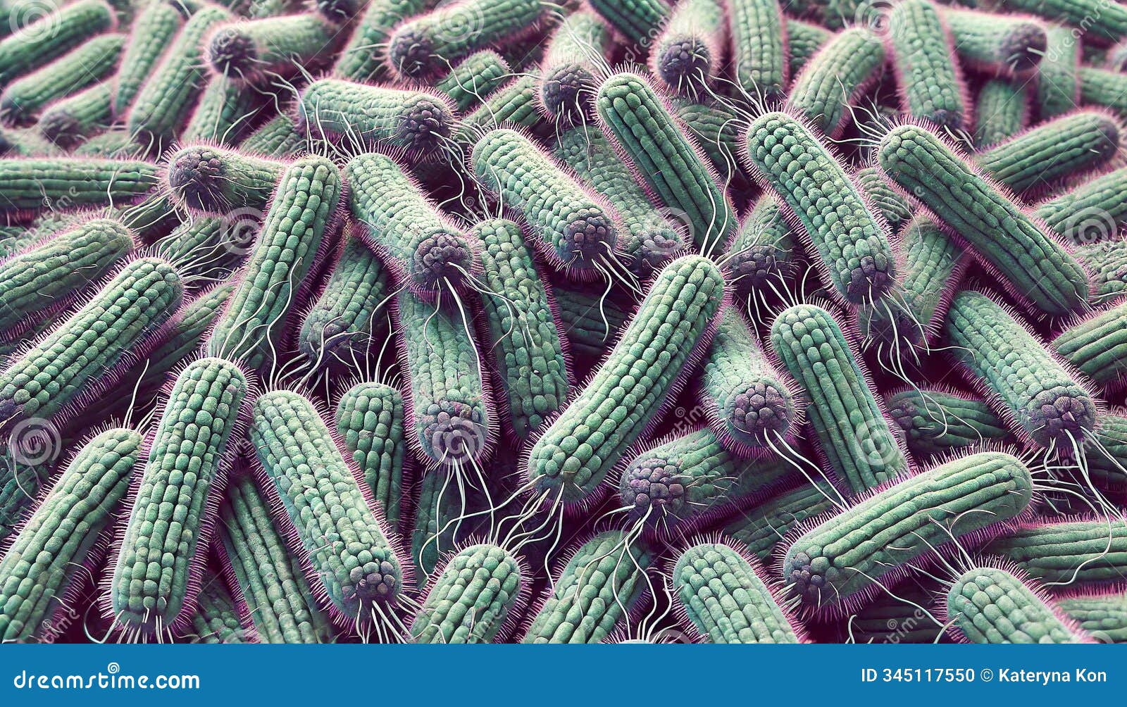 Bacteria Under Microscope, Generative Ai Illustration Stock Photo ...
