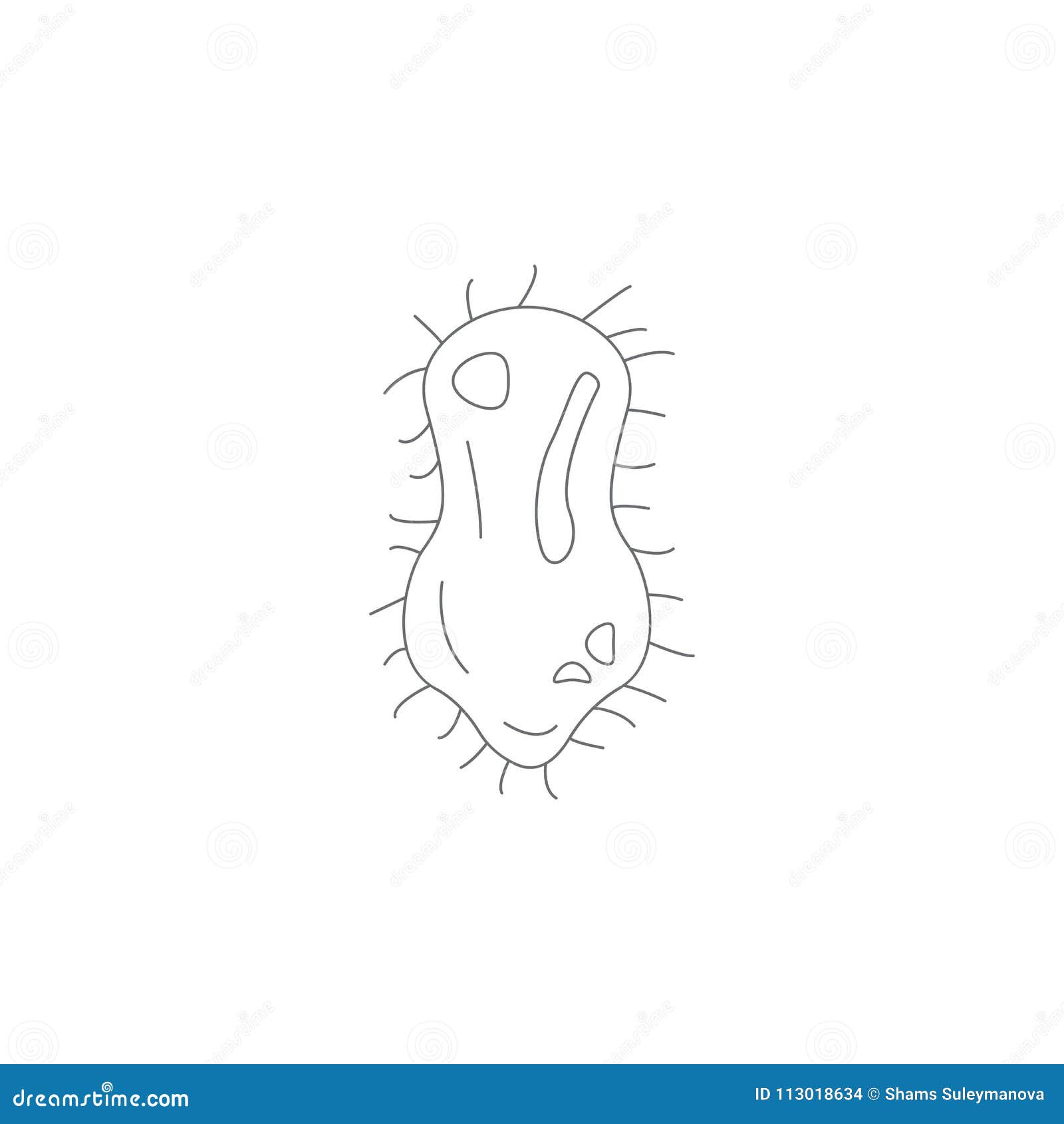 Bacteria, Virus, Germs Icon. Simple Element Illustration. Bacteria ...