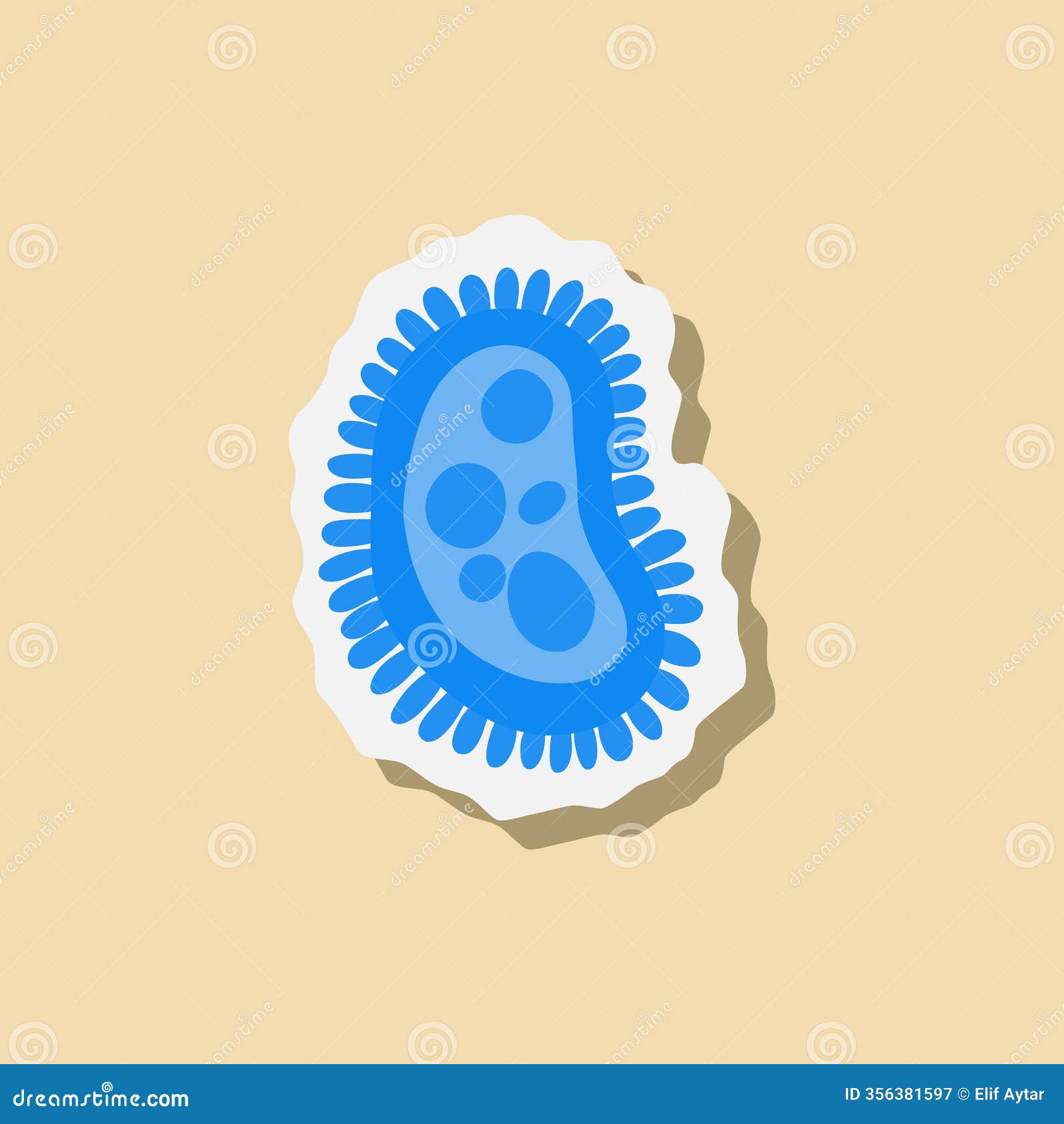 Bacteria and Virus Illustration. Pathogenic Bacteria, Viruses and ...