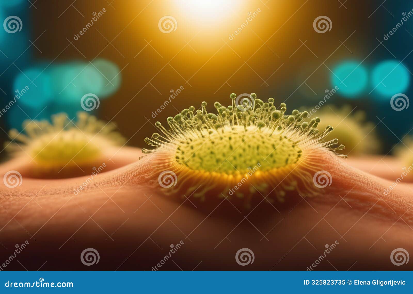 Bacteria Virus, Microbe. Bacteria , Virus Or Germs Microorganism Cells ...