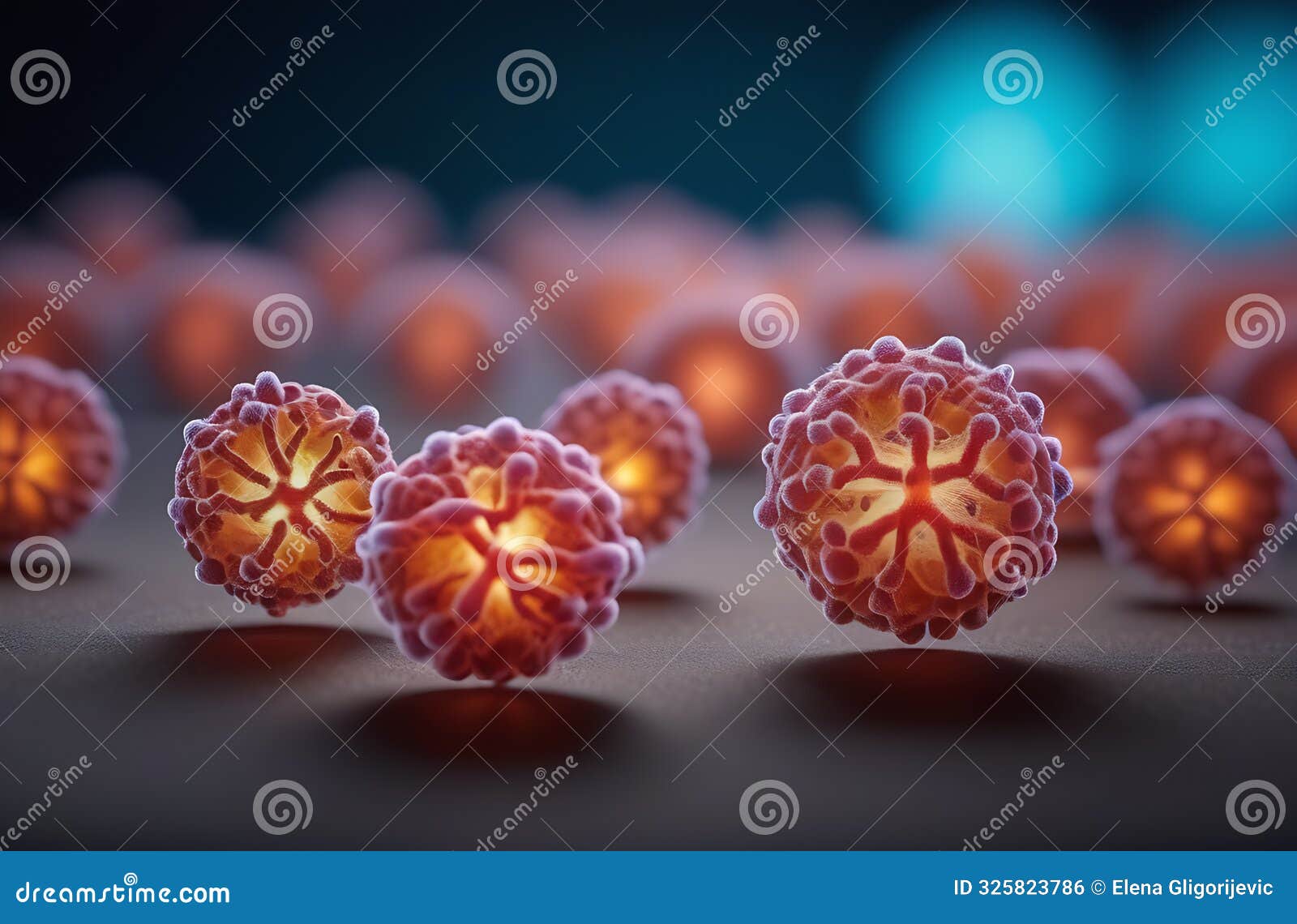 Bacteria Virus, Microbe. Bacteria , Virus or Germs Microorganism Cells ...