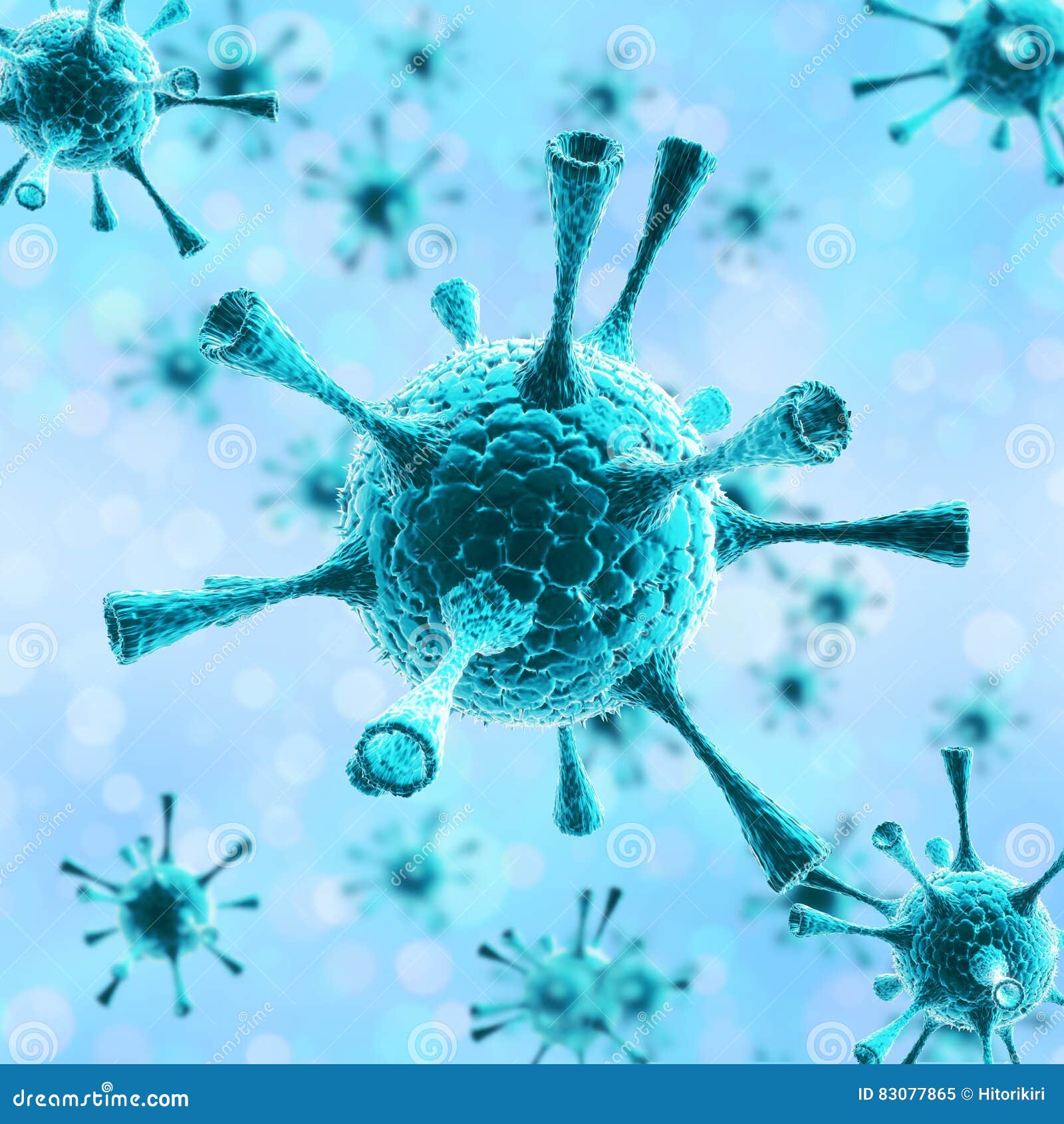 Virus Under Microscope Stock Illustrations – 931 Virus Under Microscope ...