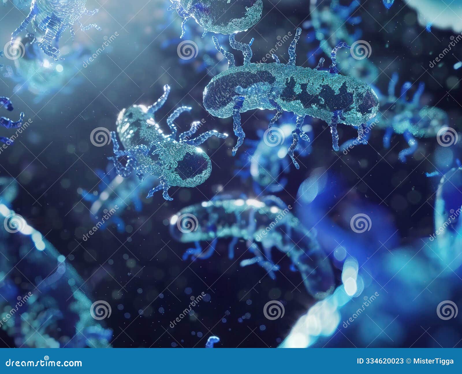 Bacteria Visualization with Augmented Reality Transparent Bacteria in ...