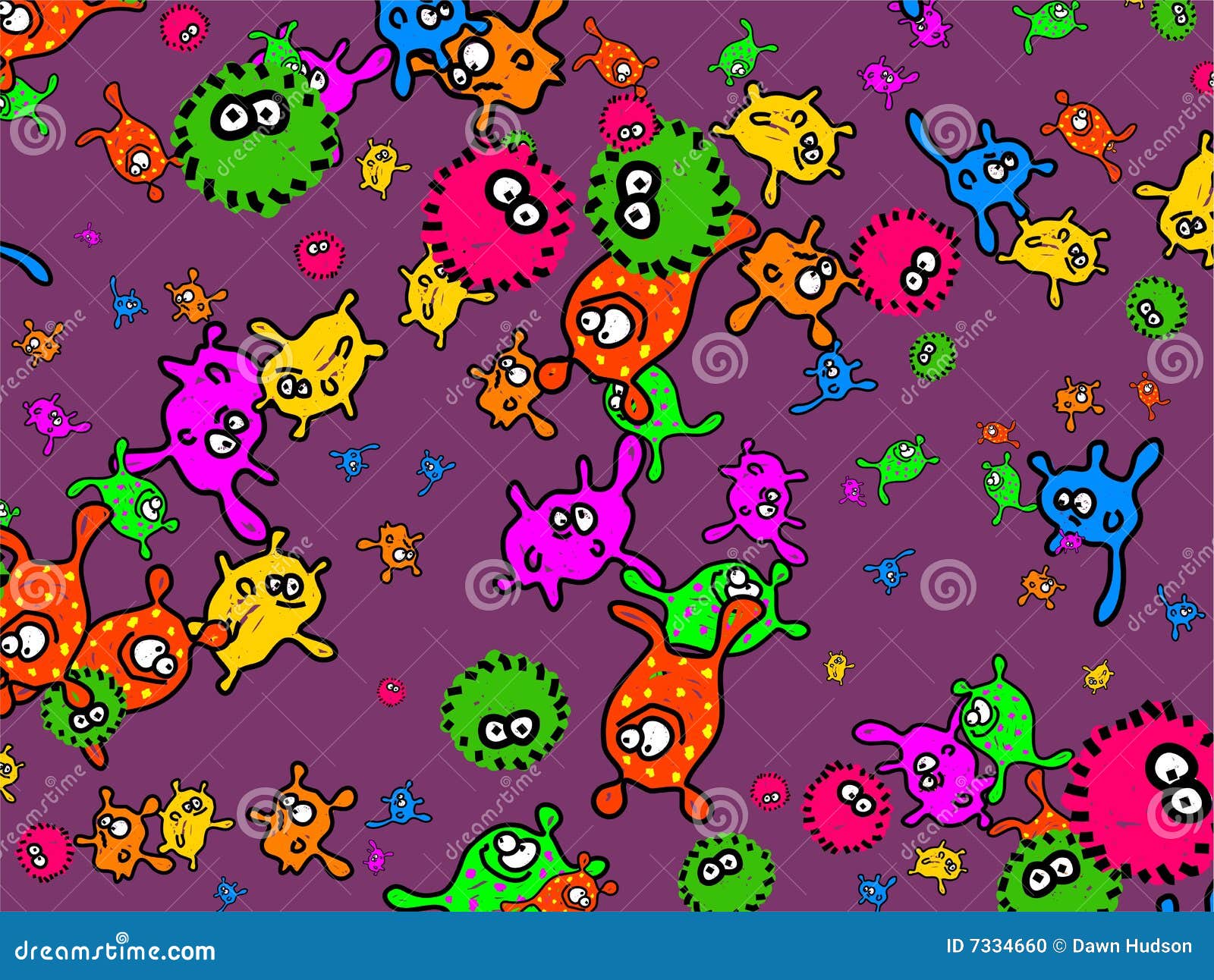 Bacteria wallpaper stock illustration. Illustration of virus - 7334660