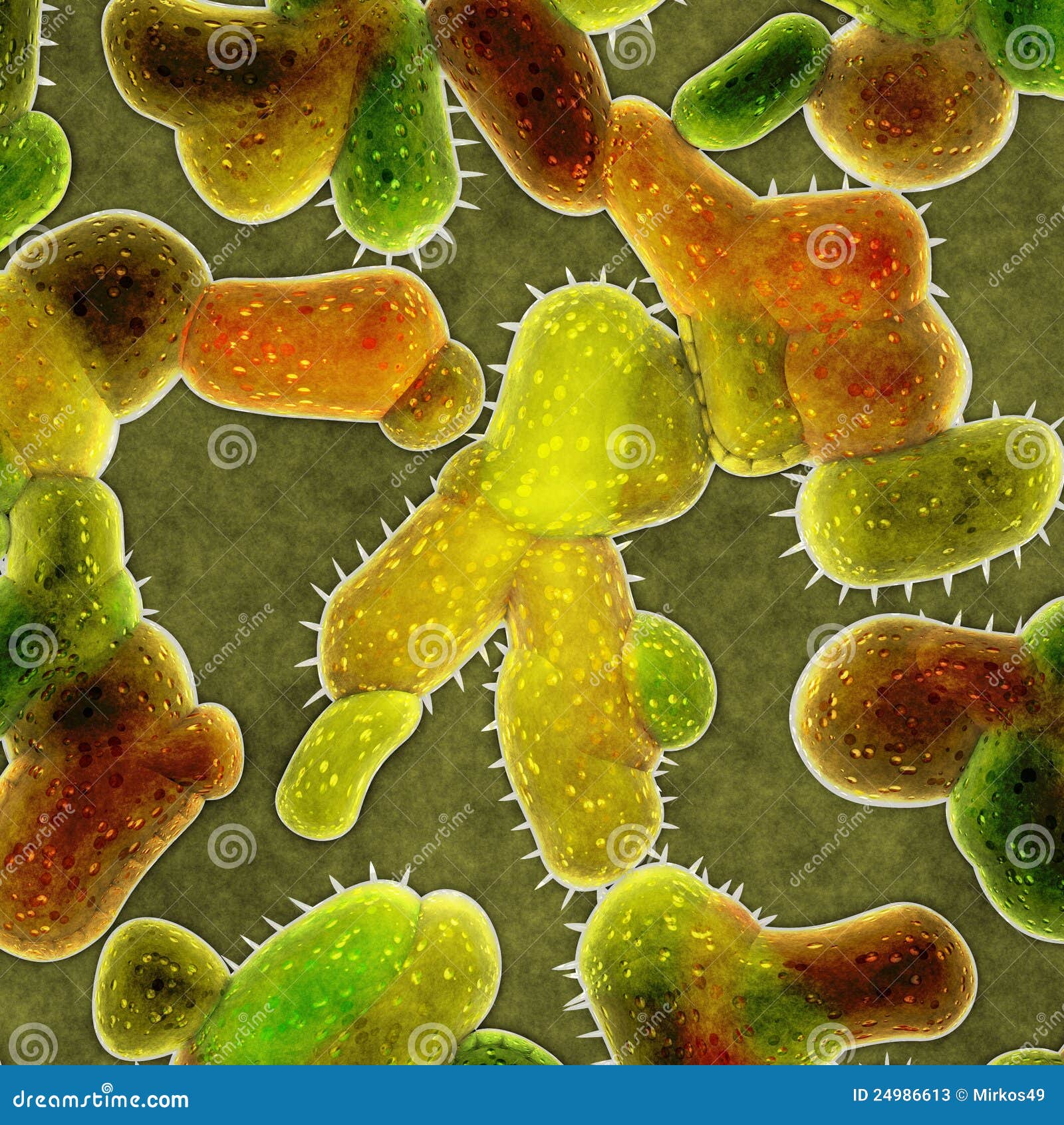Bacterial background stock illustration. Illustration of high - 24986613