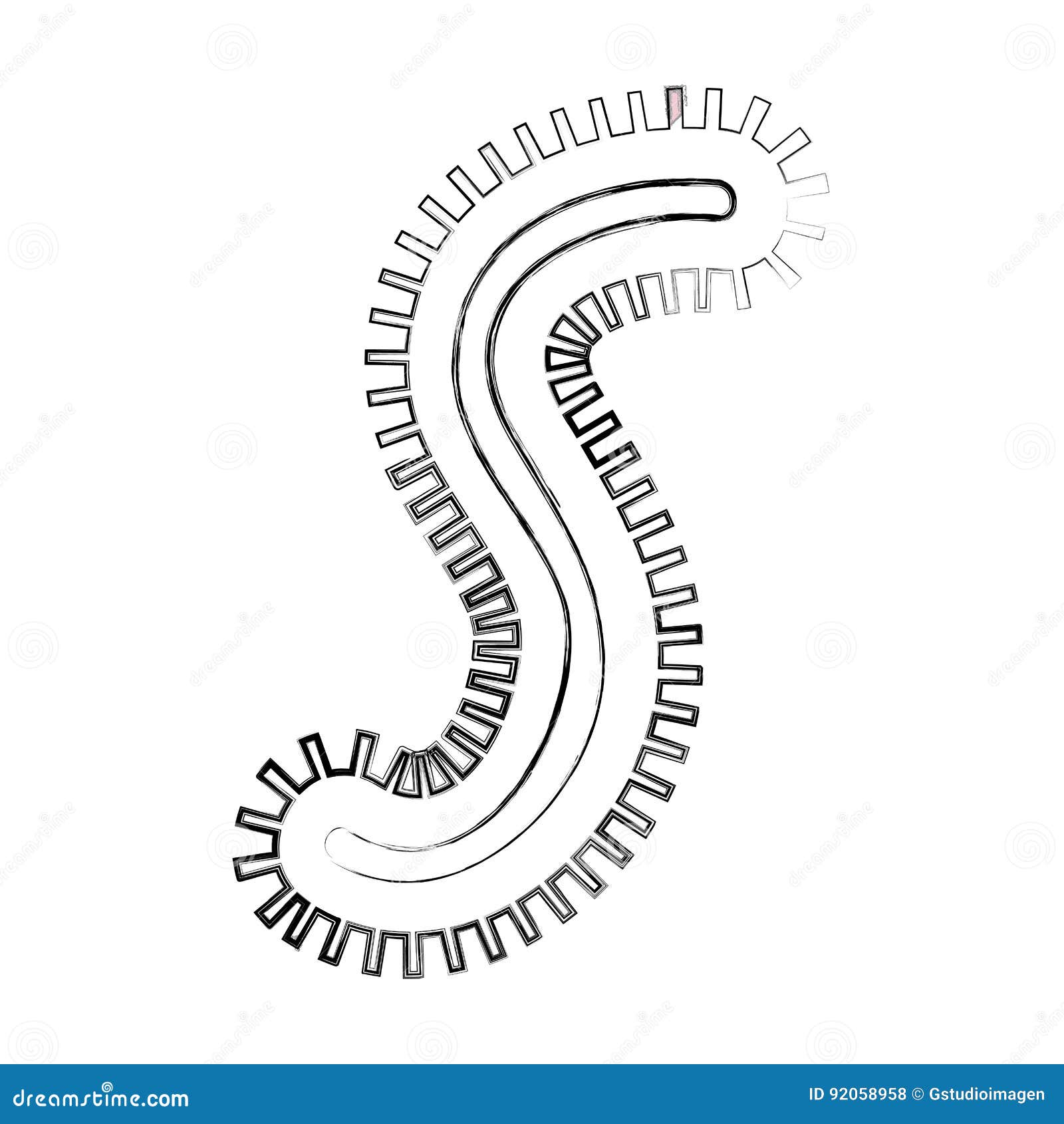 Plasmid Icon Vector From Virus Collection. Thin Line Plasmid Outline ...