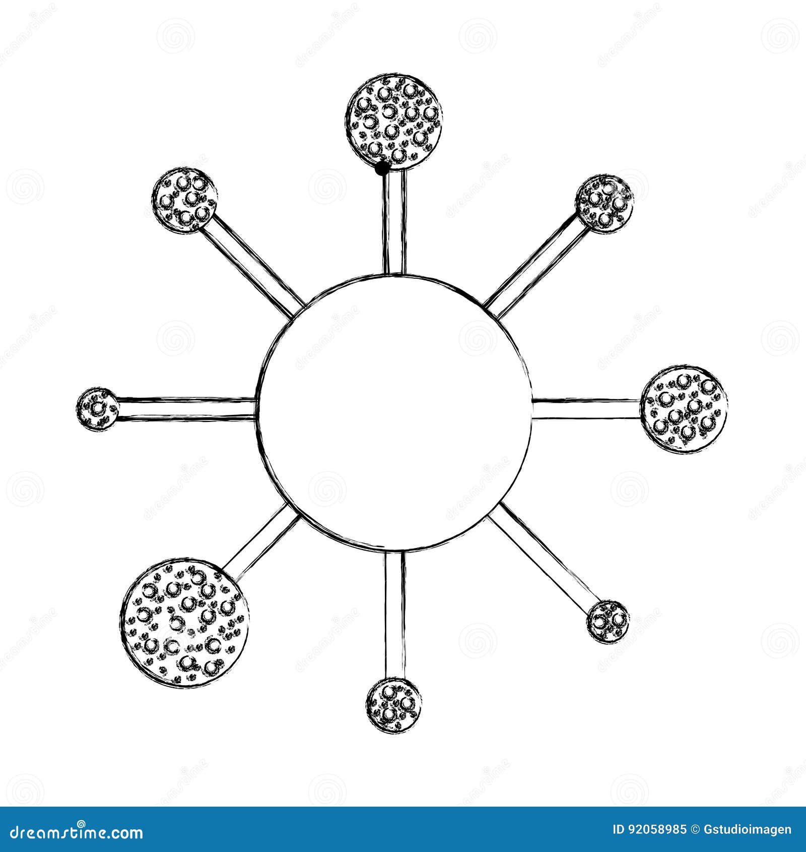 Plasmid Icon Vector From Virus Collection. Thin Line Plasmid Outline ...