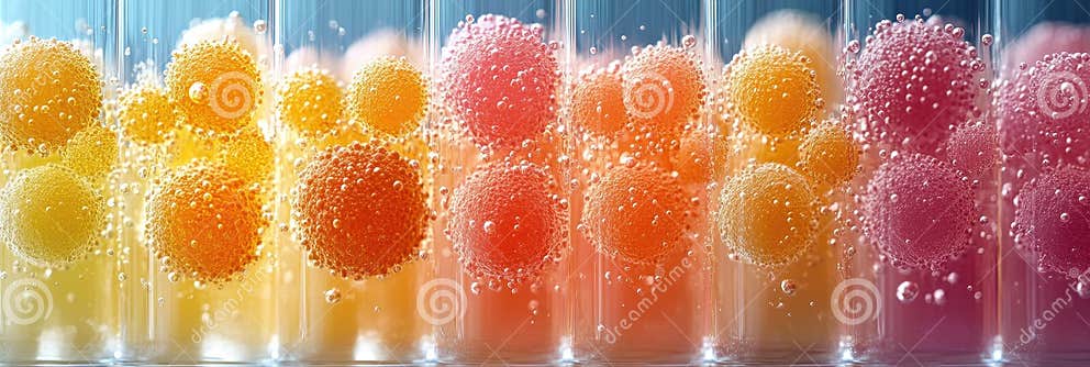 Bacterial Colonies Under a Microscope, Featuring Organic Patterns ...