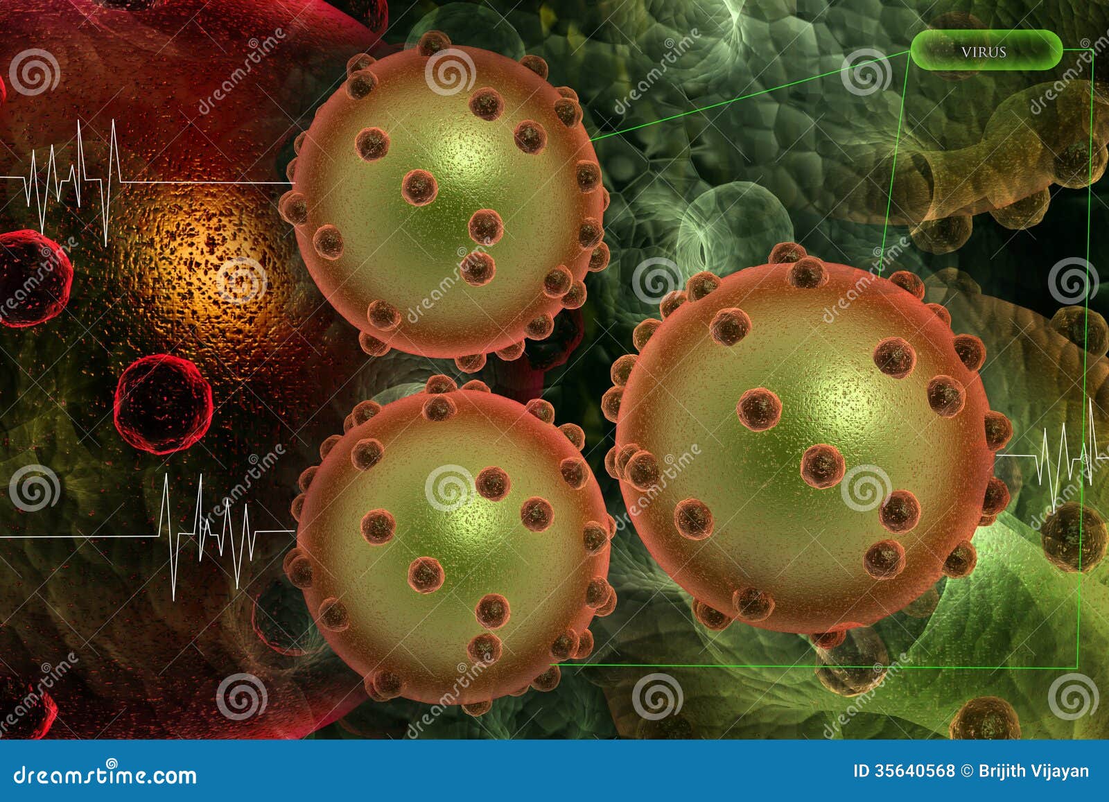 Bacterial Intruder Cells Causing Sickness Stock Illustration ...