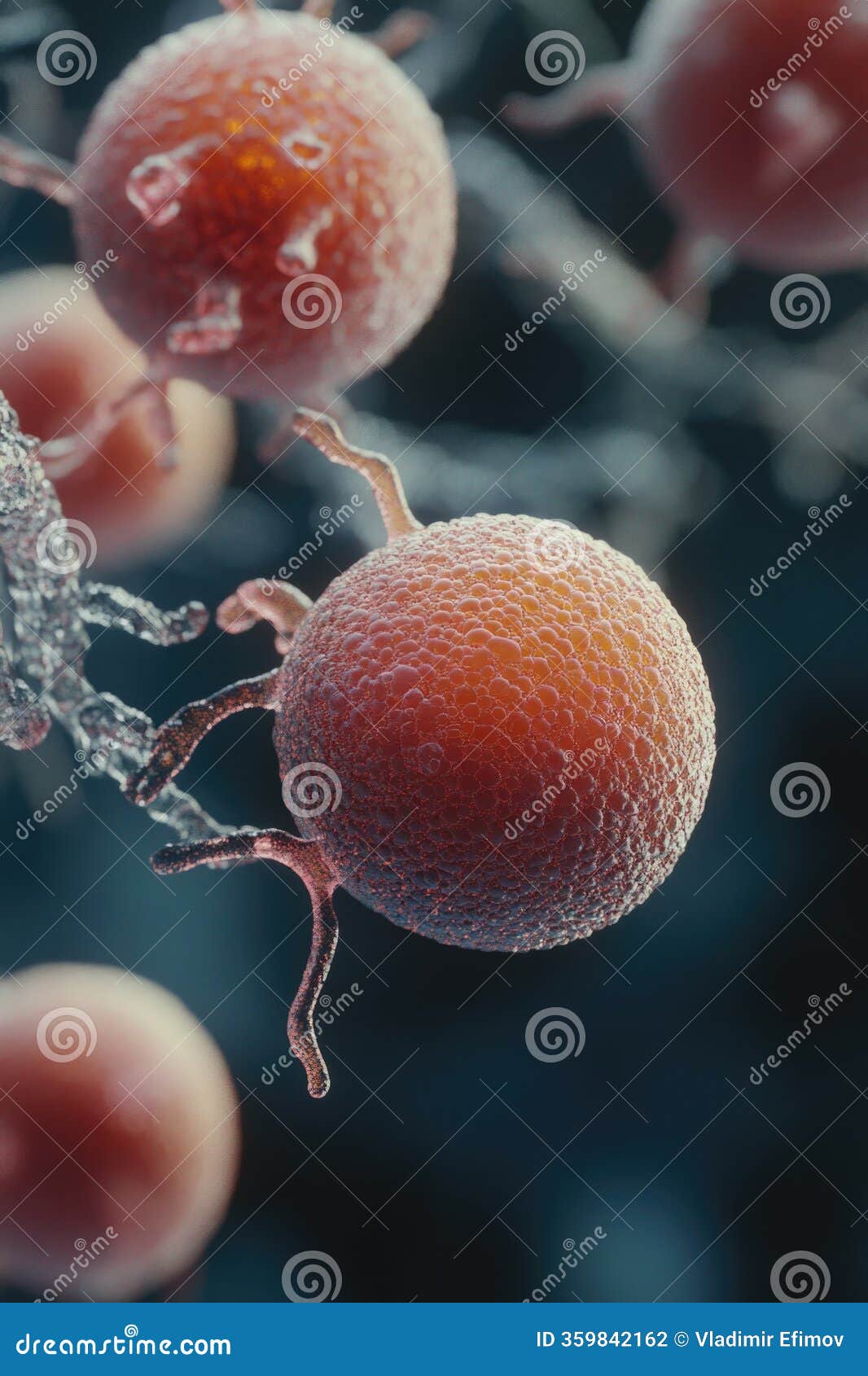 Bacterial Pathogenic Particles Stock Photo - Image of molecular ...