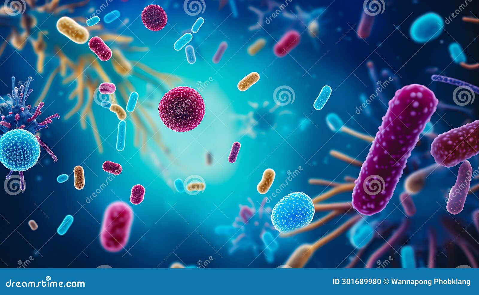 Bacterial and Viral Microcosm Science of Microbiology and Disease ...