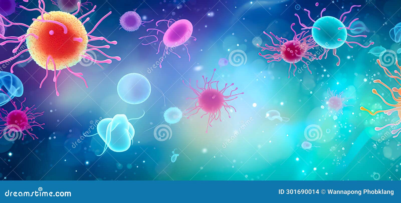 Bacterial and Viral Microcosm Science of Microbiology and Disease ...