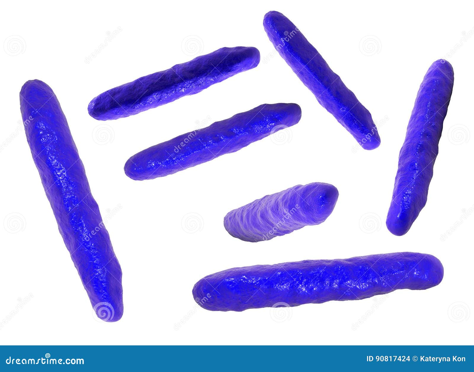 Bacterias Highly-detaled Barra-formadas Foto de archivo - Imagen de ...