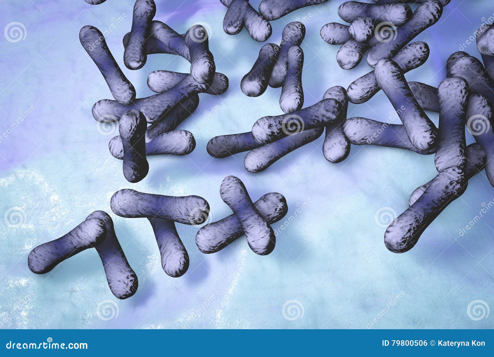 Bacterias Que Causan Difteria Stock de ilustración - Ilustración de ...