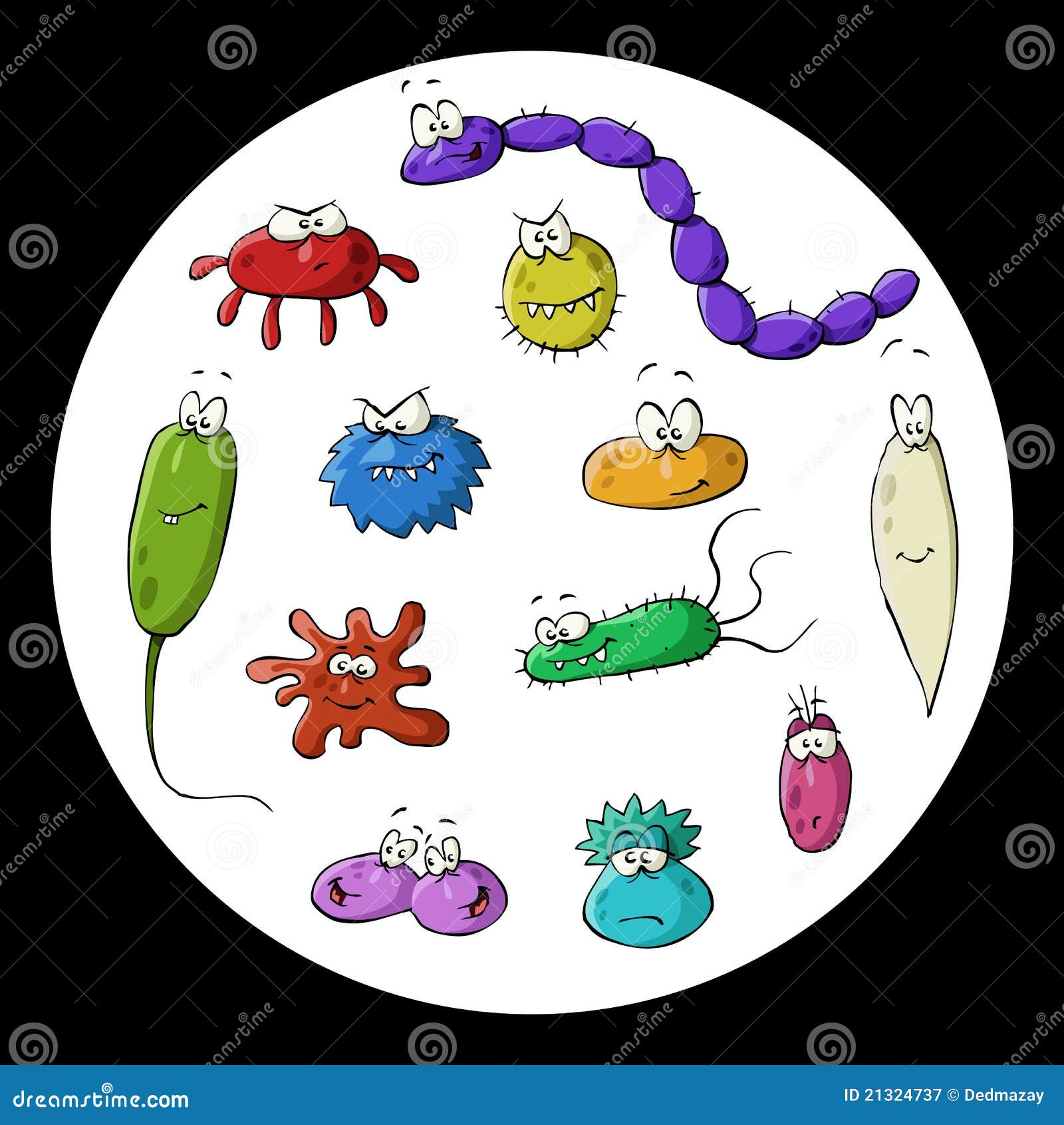 Bacteriën Royalty-vrije Stock Fotografie - Afbeelding: 21324737