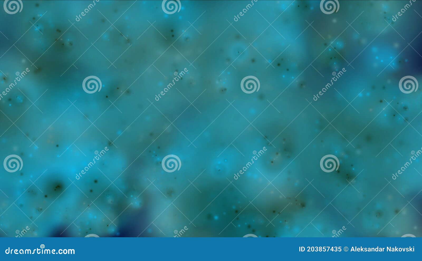 Bacteriological Water Seen a Microscope Stock Illustration ...