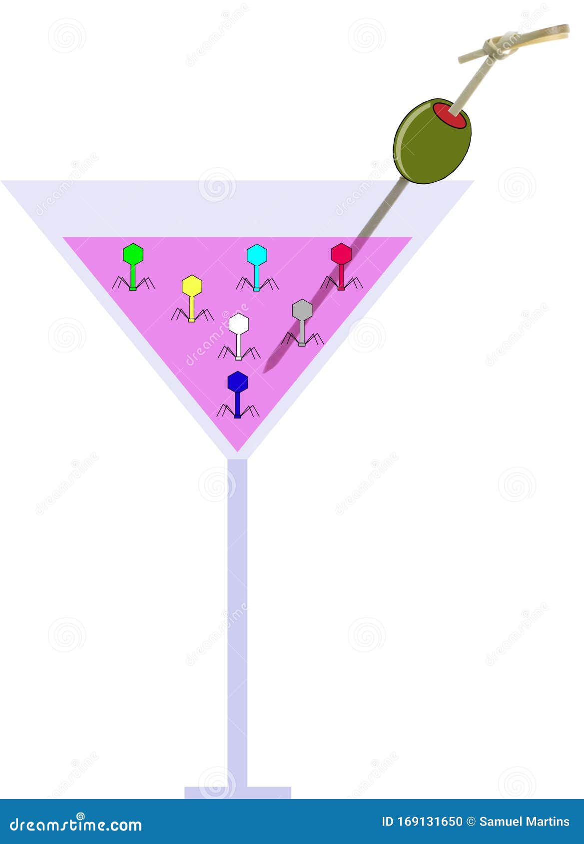 Bacteriophage cocktail stock illustration. Illustration of agriculture ...