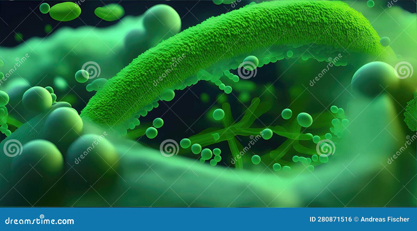 Bacterium, Backgrounds, Biology, Digitally Generated, Stock ...