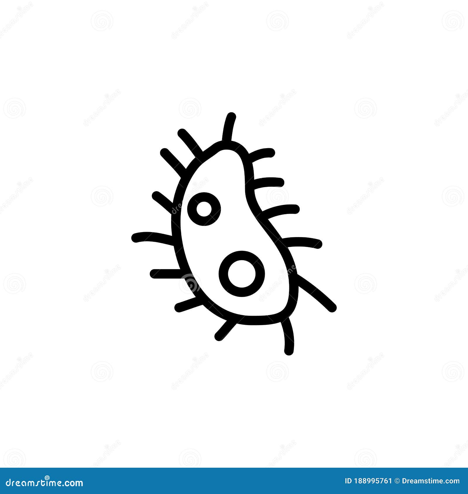 Bacterium Icon. Element of Science Icon for Mobile Concept and Web Apps ...