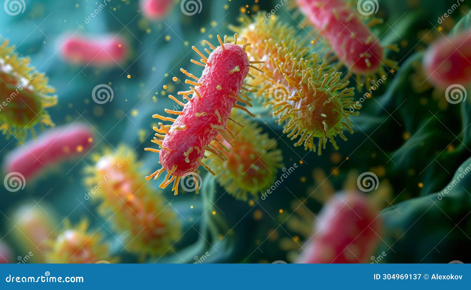 Bacteroides Fragilis Bacteria Under Microscope AI Generated Stock ...