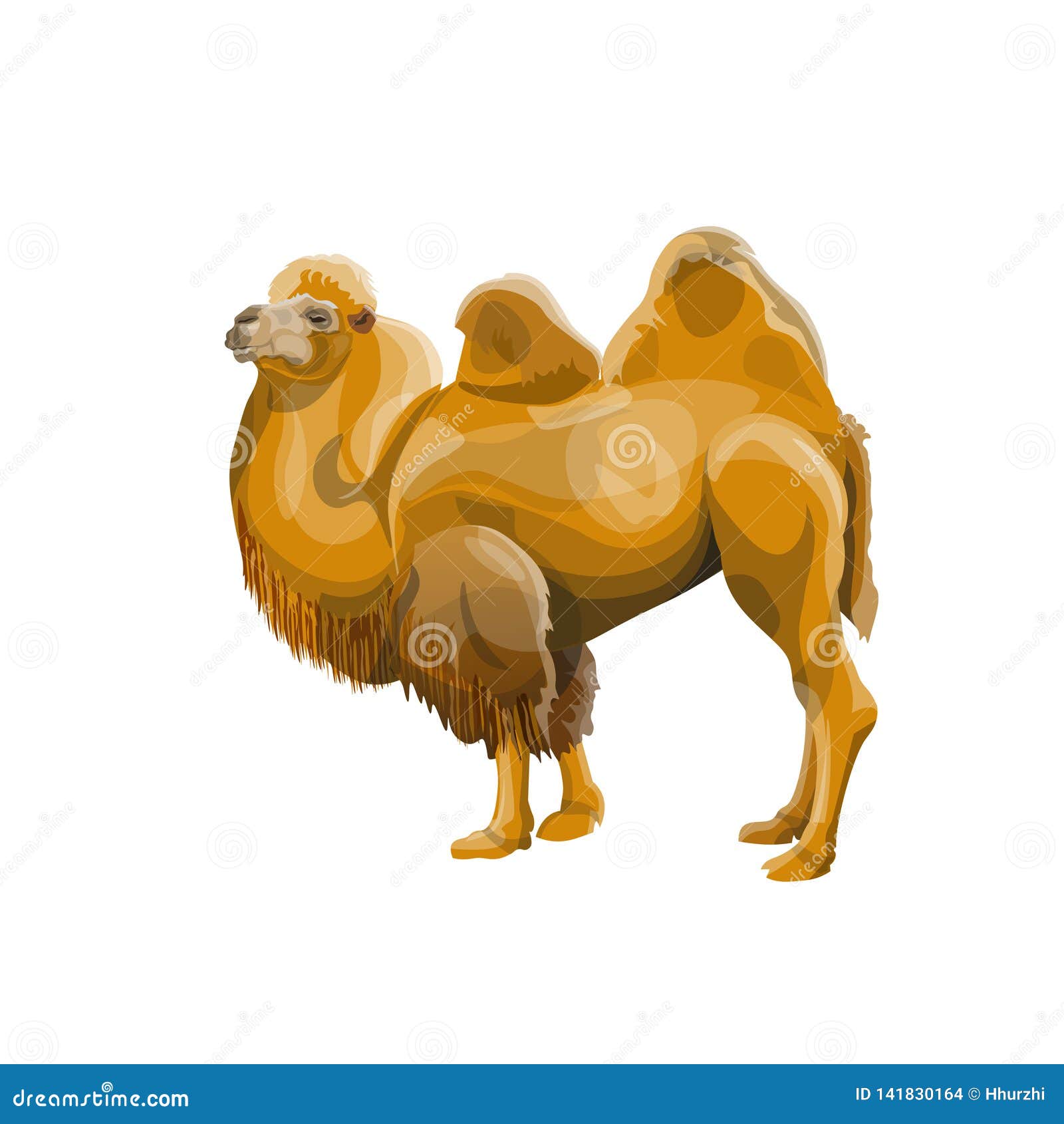 Camel Vector Illustration Black Silhouette | CartoonDealer.com #140361802