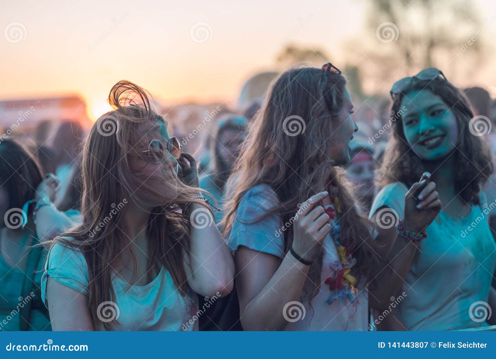 BAD AIBLING, GERMANY: Crowd in Front of a Stage on a Festival in Mai ...