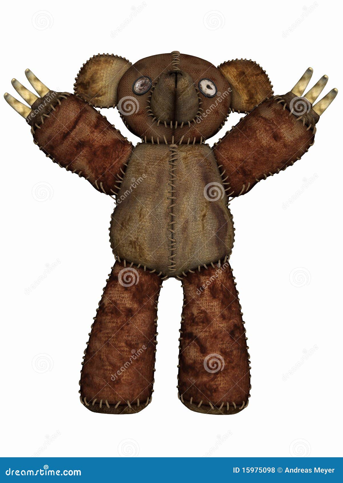 Bad Bear stock illustration. Illustration of digital - 15975098