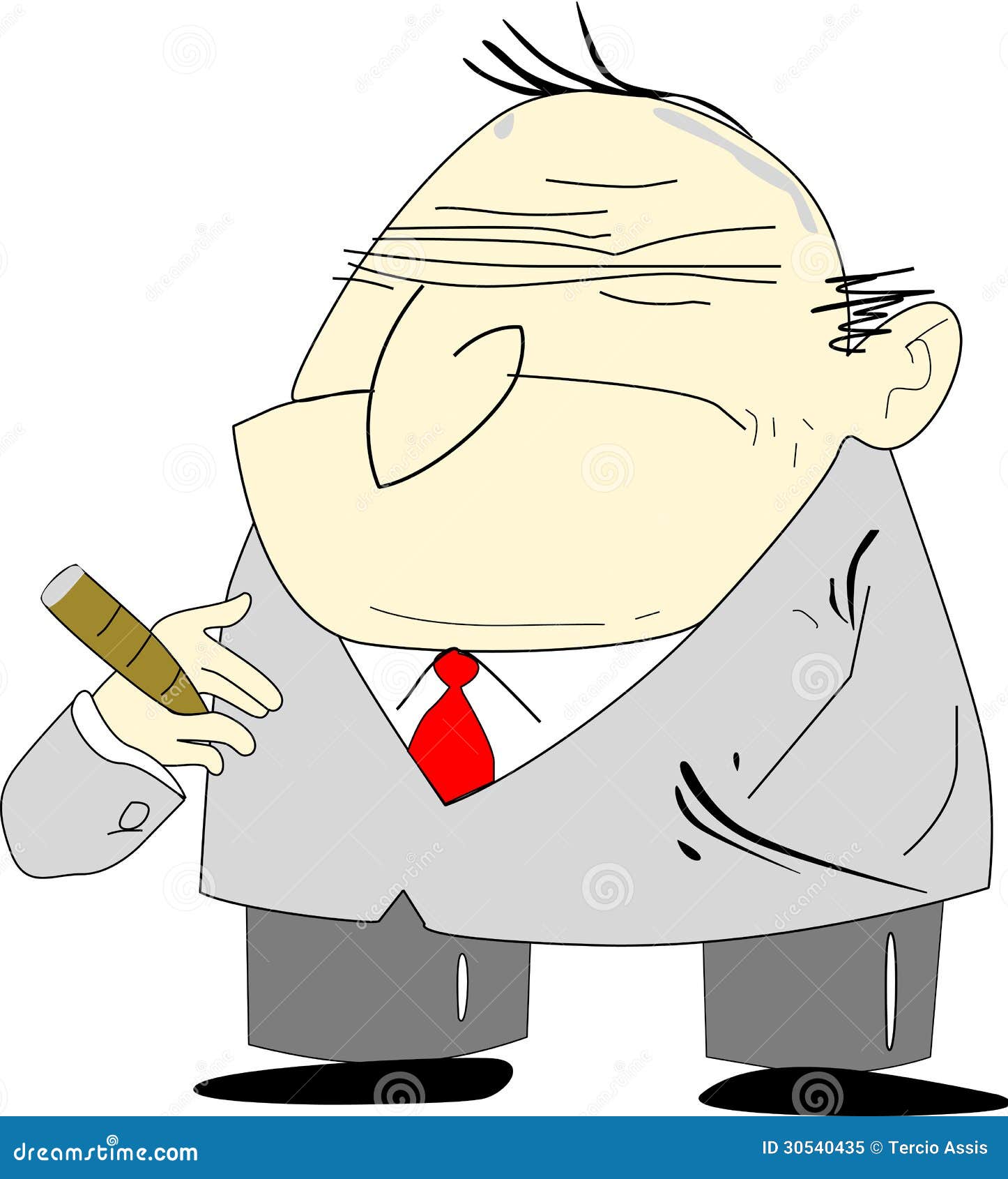 Bad Boss stock vector. Illustration of expression, career - 30540435