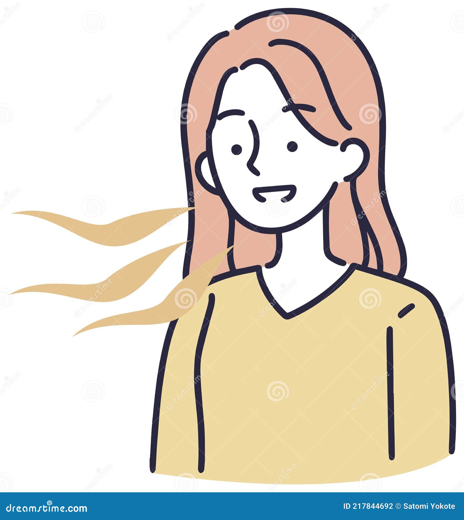 Bad Breath Female Illustration Stock Vector - Illustration of mouthodor ...