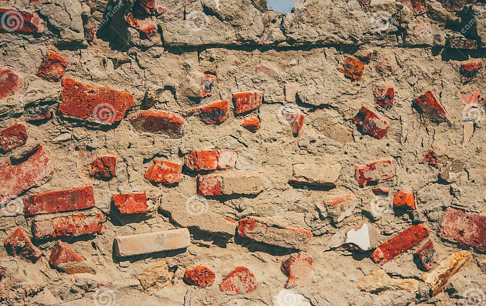 Bad brickwork. stock photo. Image of people, wall, ruins - 167716768