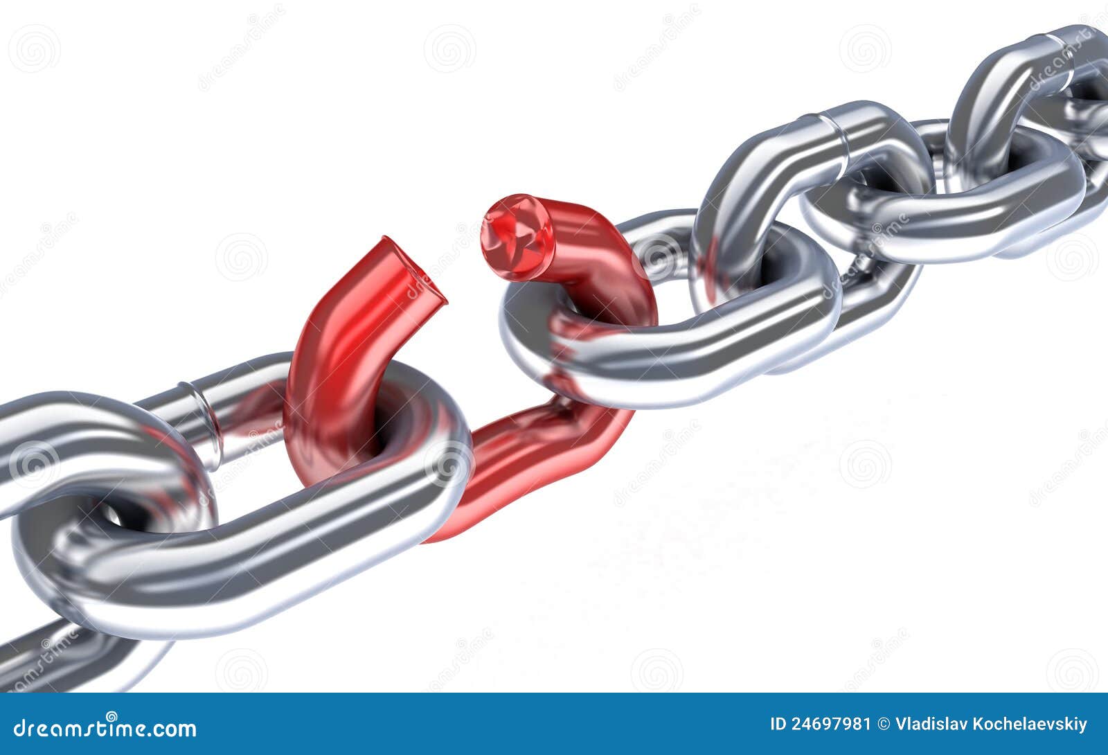 Bad chain stock illustration. Illustration of break, hacker - 24697981
