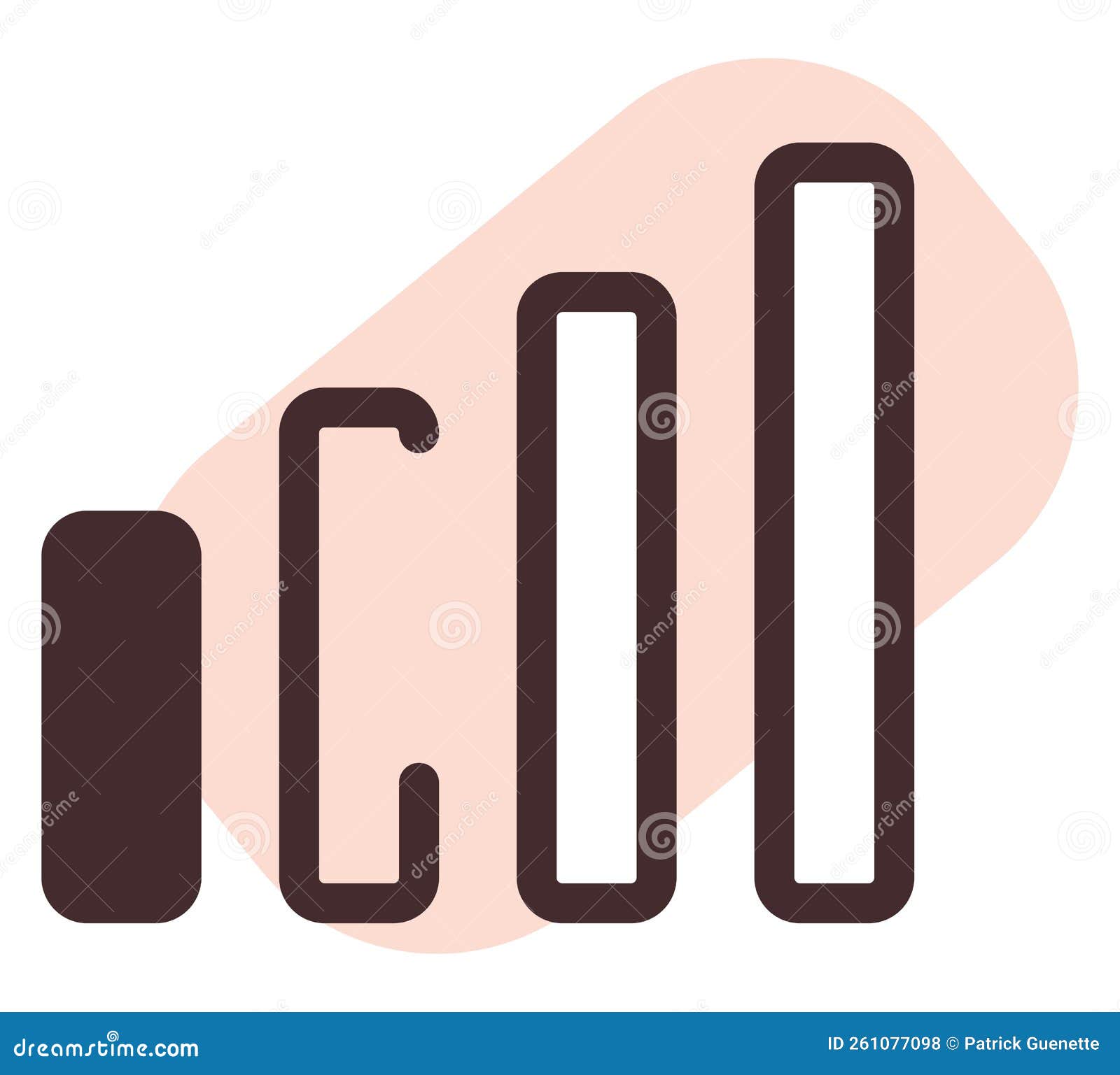 Bad connection, icon stock vector. Illustration of touch - 261077098
