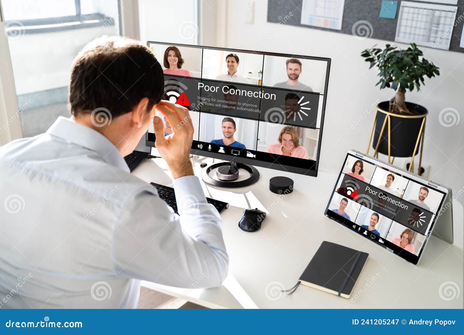 Bad Connection Problem stock image. Image of call, broken - 241205247